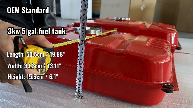 Gas Generators Fullas Universal 7 Gallon Generator Gas Fuel Tank 26.5 ...