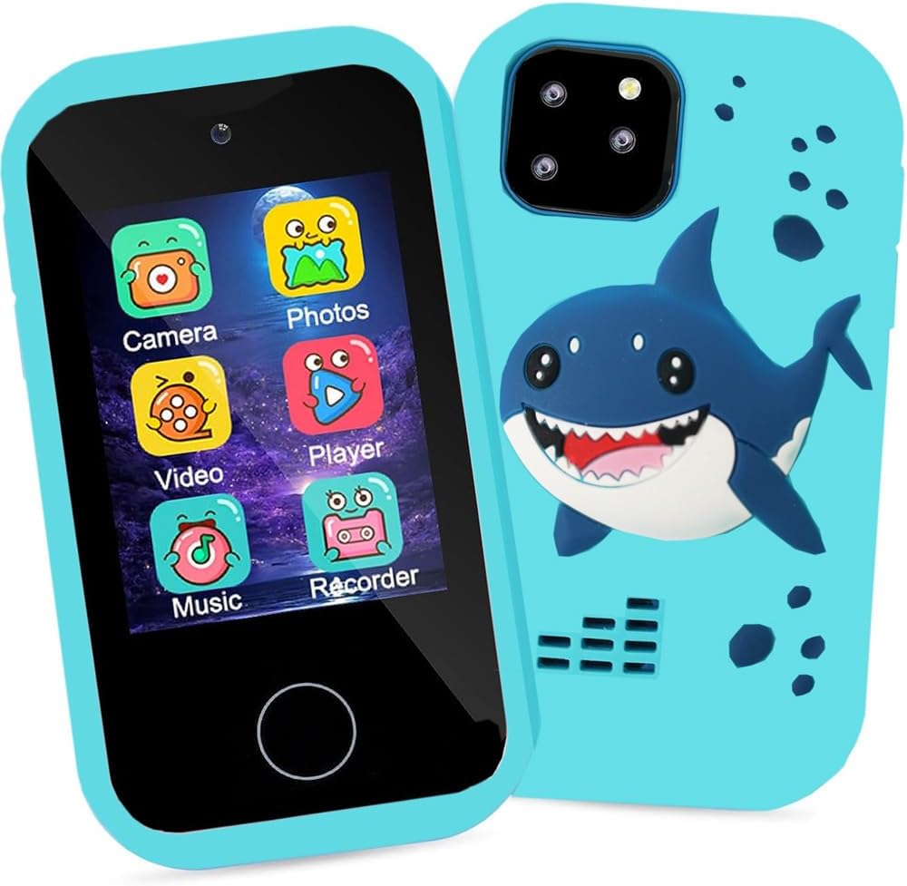 HJB VISSO Kids Smart Phone Toys for Boys Ages 3~7 with Dual Camera ...