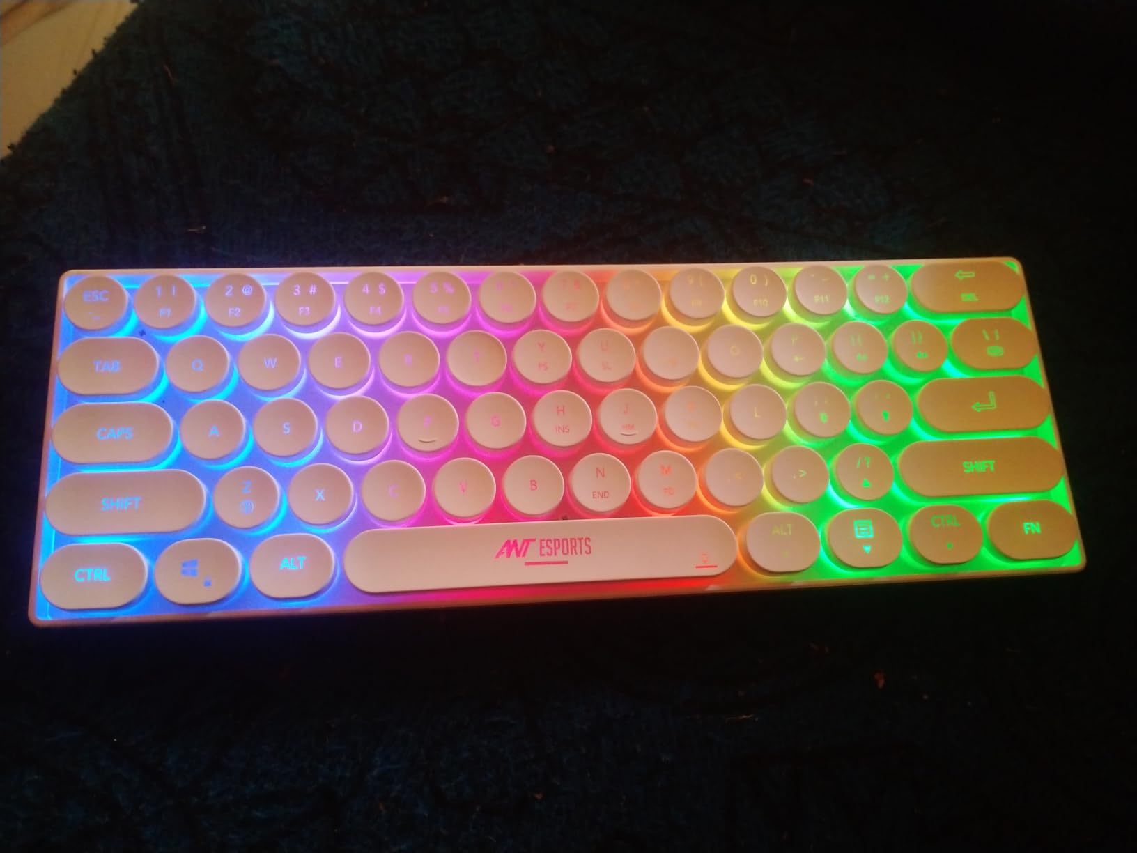 Amazon.in: Buy (Refurbished) Ant Esports MK1500 Retro Style Mini 60% ...