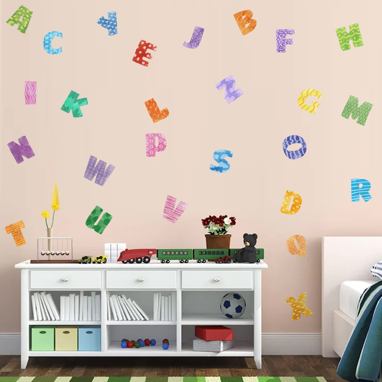 Snapklik.com : Alphabets Wall Decals ABC Letters For Kids Room Decor ...