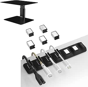 Amazon.com: BoYata Magnetic Cable Organizer, BoYata Monitor Stand ...