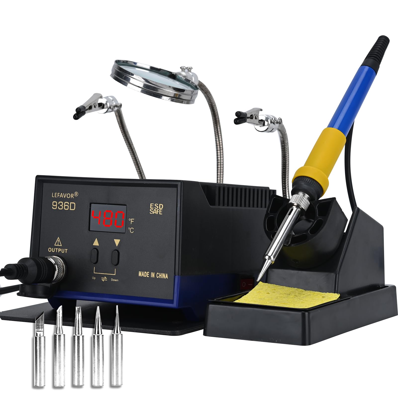 COVVY 936D Soldering Station,60W Digital Solder Station Welding Iron ...