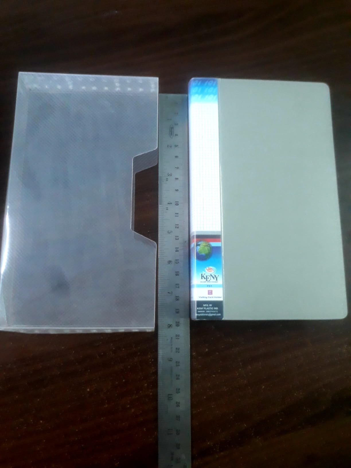 Keny Business Card Folder | Visiting/Name Card Organizer | 3 Cards Size ...