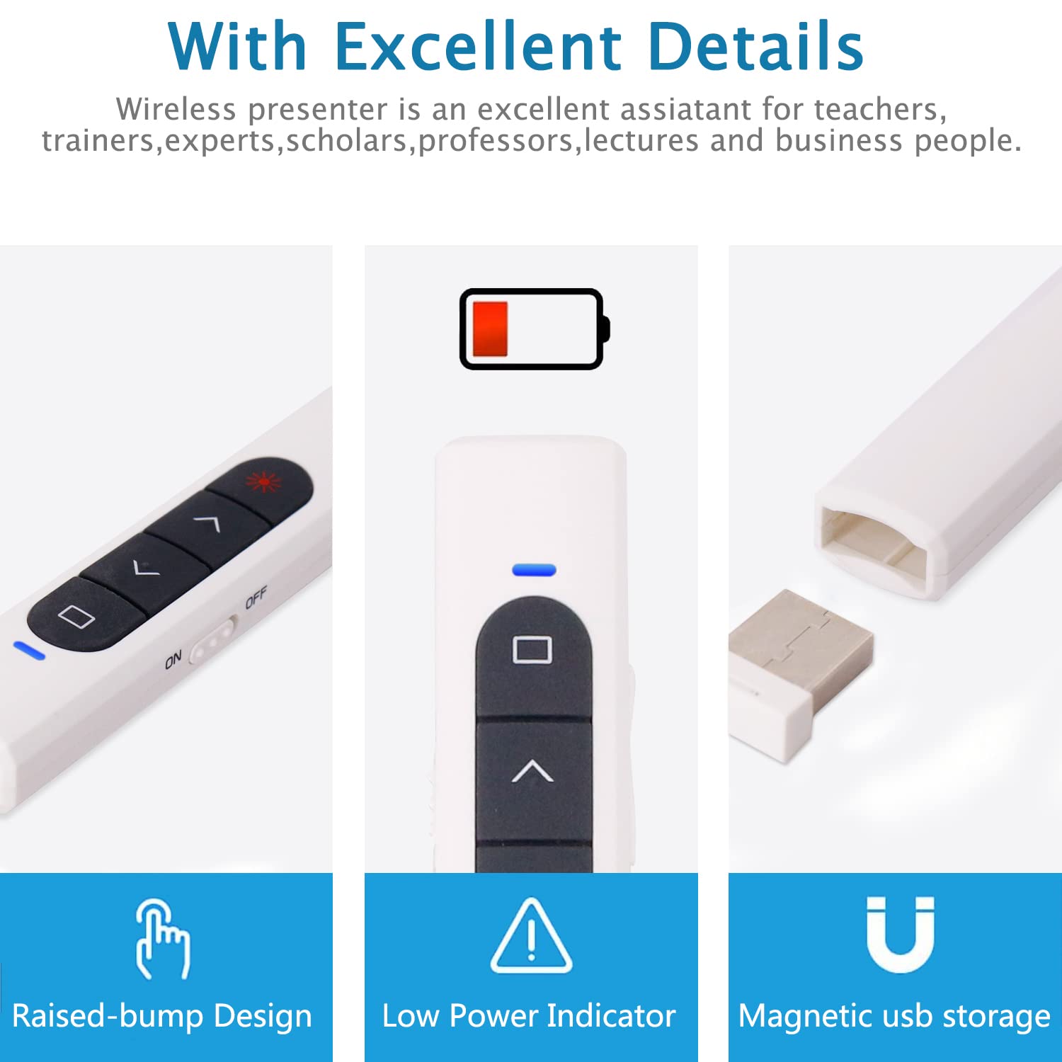 Snapklik.com : Wireless Presentation Clicker, Presenter Remote