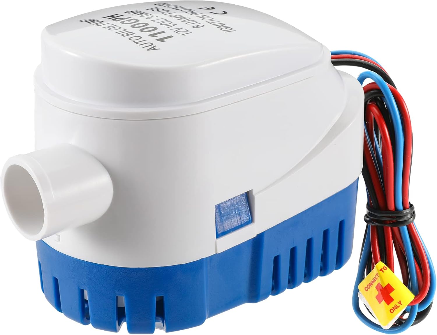 Amazon.com: OAMCE Automatic Bilge Pump - 12V DC 1100GPH Submersible Electric Pump with Float ...
