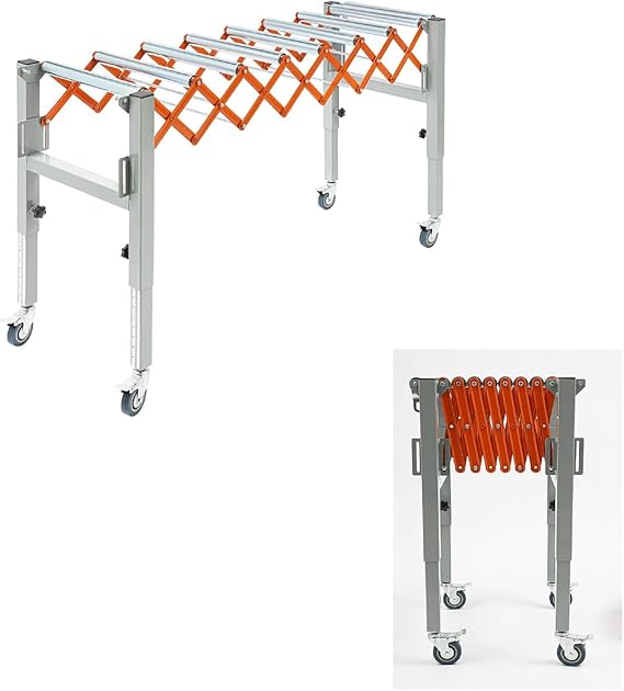 Amazon.com: Conveyor Roller Table, Adjustable Conveyor Roller, Flexible ...
