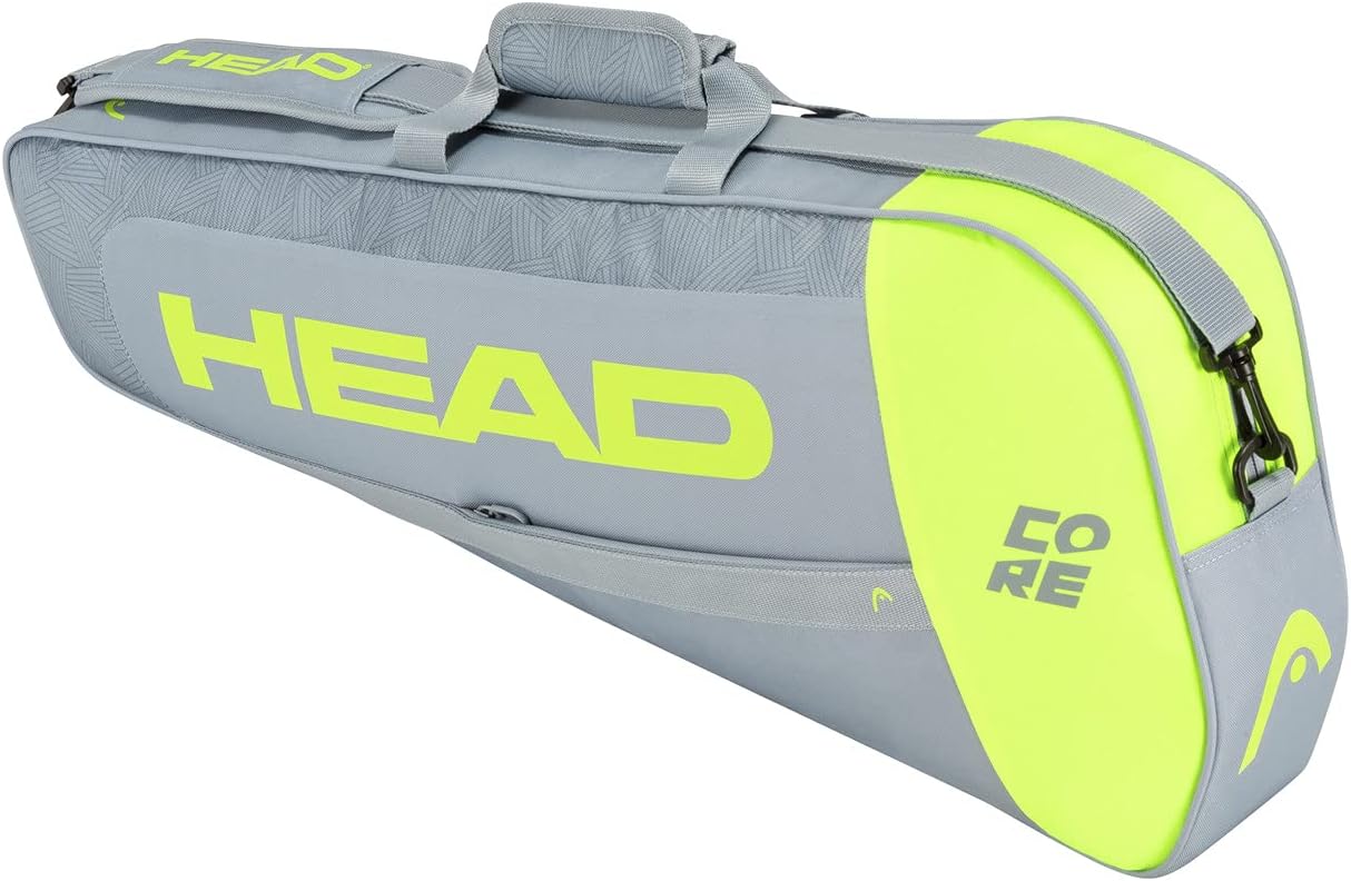 HEAD Unisex’s Core Pro Racket Bag, Grey/Navy, One Size – BigaMart