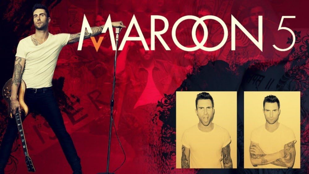 Amazon.com: makeuseof 24X43 INCH/Art Silk Poster/Maroon 5 Adam Levine ...