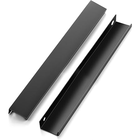 goldenwarm Tab Edge Pull Black Mount Finger Pull Hidden Door Handle for ...