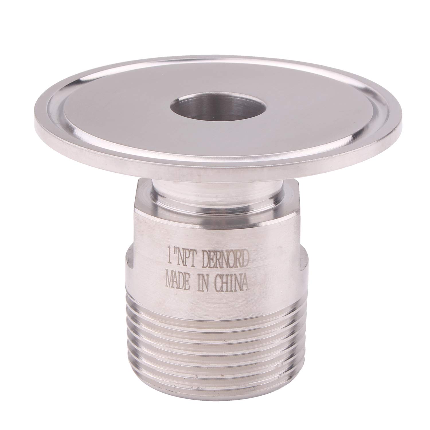 Snapklik.com : 2 Tri Clamp Adapter To 1 Inch MNPT Thread Ferrule ...