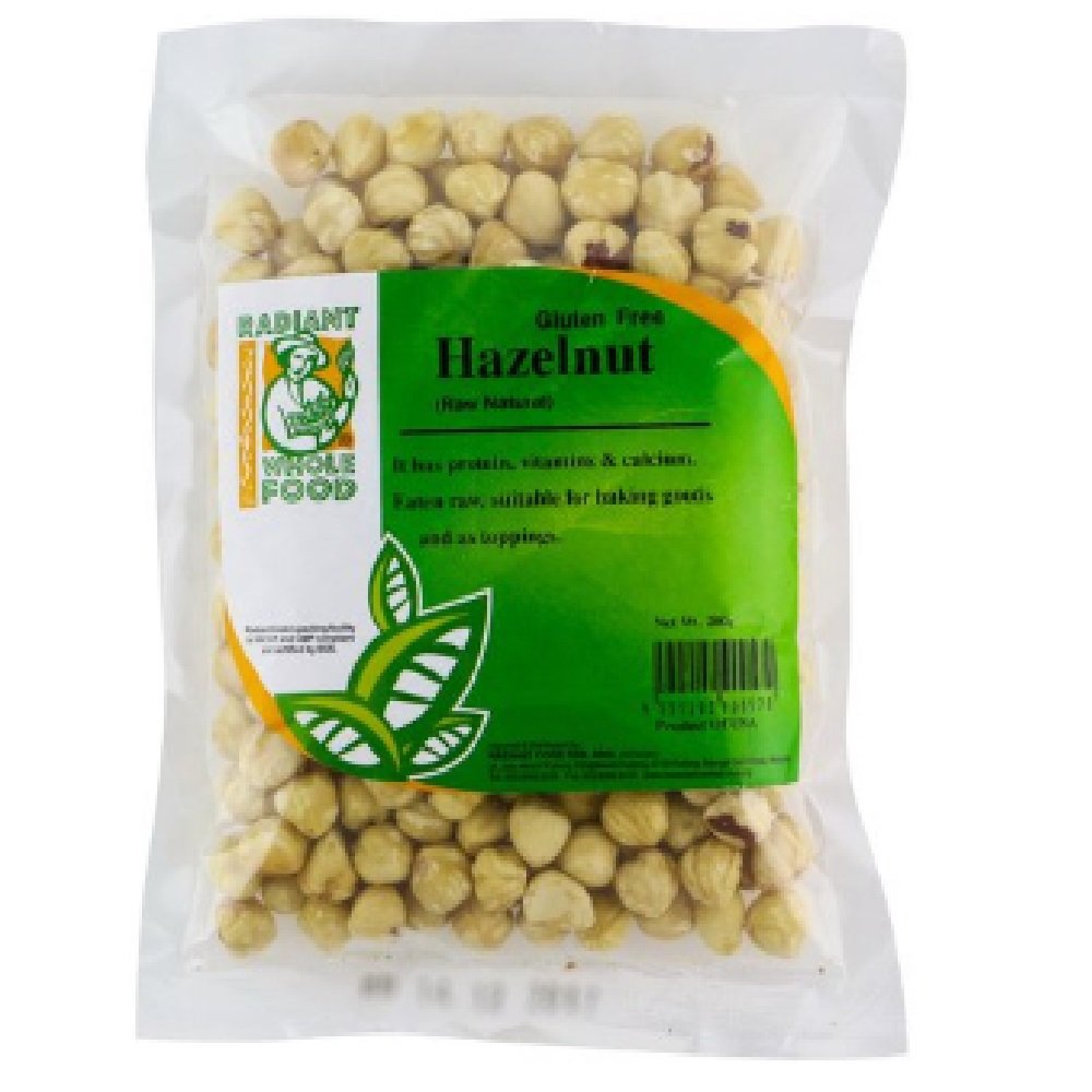 Amazon.com : Radiant Hazelnut Raw 200g (3 Pack) : Grocery & Gourmet Food
