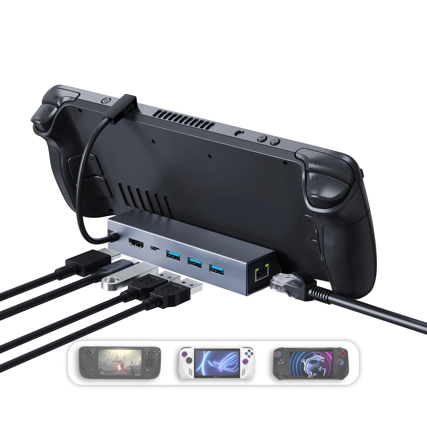 Snapklik.com : DroiX Docking Station For Valve Steam Deck SD1 Dock For ...