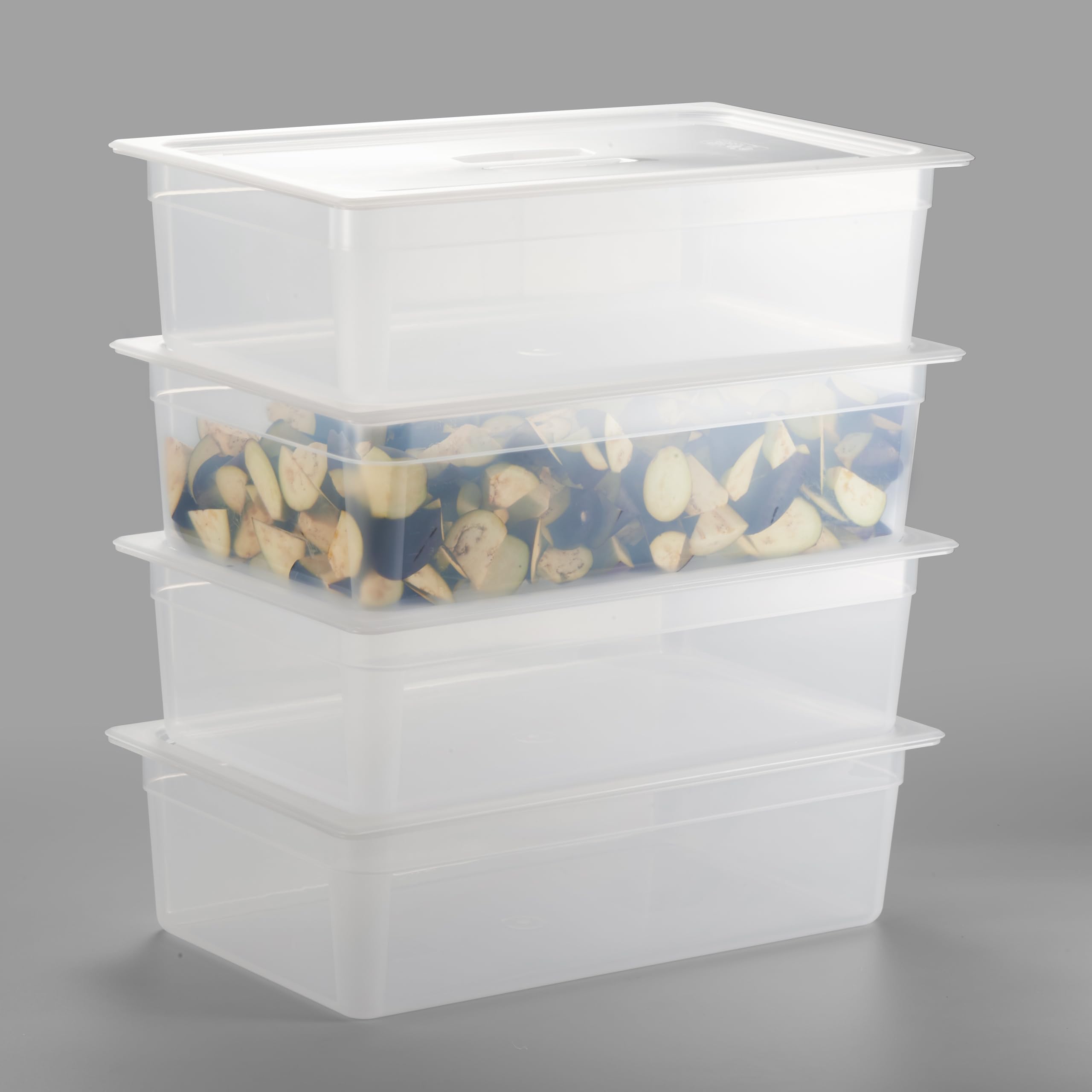 Snapklik.com : CURTA 4-Pack Full Size 6" Deep Food Pan