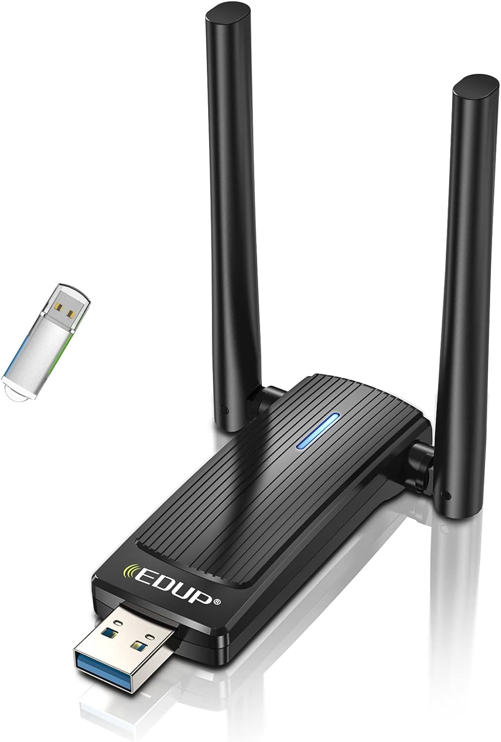 Amazon.com: USB WiFi 6 Adapter for PC, AX1800 USB 3.0 WiFi Dongle Dual ...