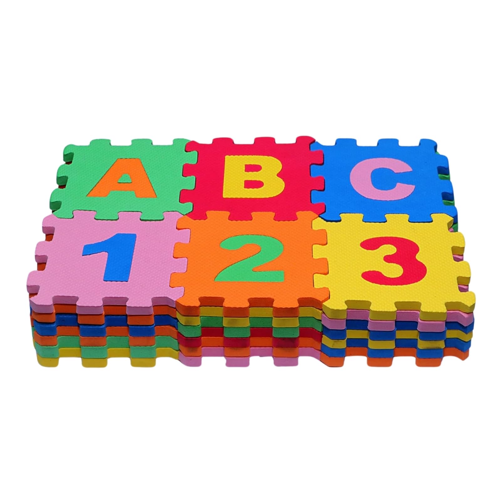 Buy PARIBEE 36 Piece Alphabet & Number Puzzle Mat for Kids | Soft EVA ...