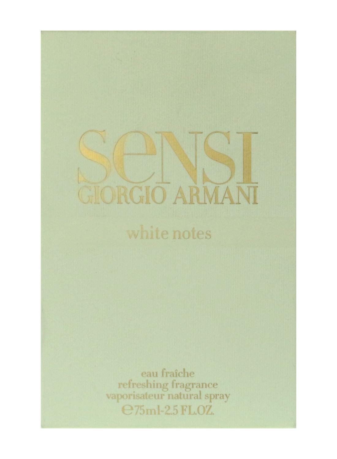 Amazon.com: Sensi White Notes By Giorgio Armani For Women. Eau Fraiche ...