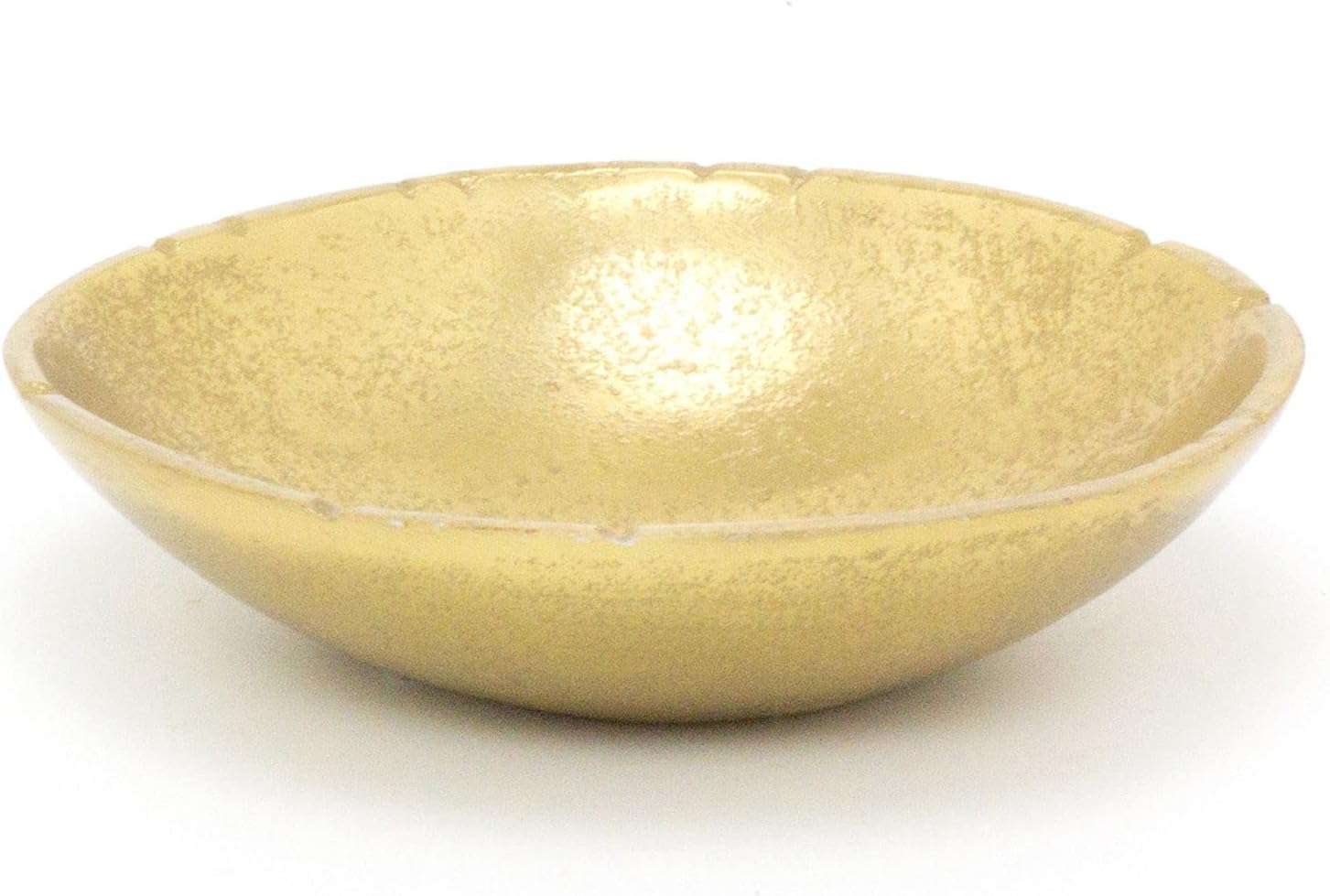 Rose Gold Hammered Metal Effect Bowl Ideal Centrepiece to Display in ...