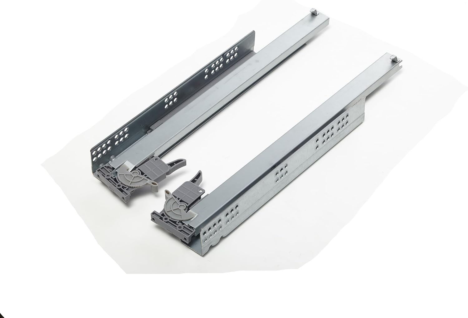 1 Pair of 18 Inch Ball Bearing Full Extension Soft Close Undermount ...