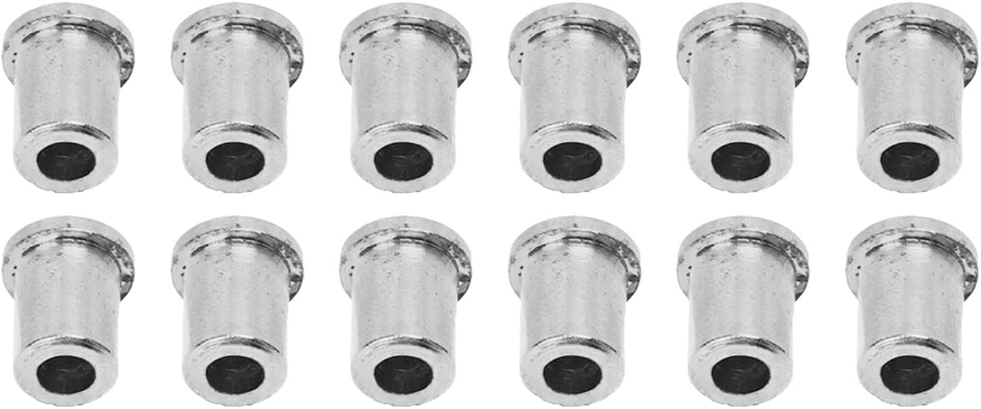 Guitar String Ferrule, 12PCS Guitar Through Body Ferrules Replacement ...