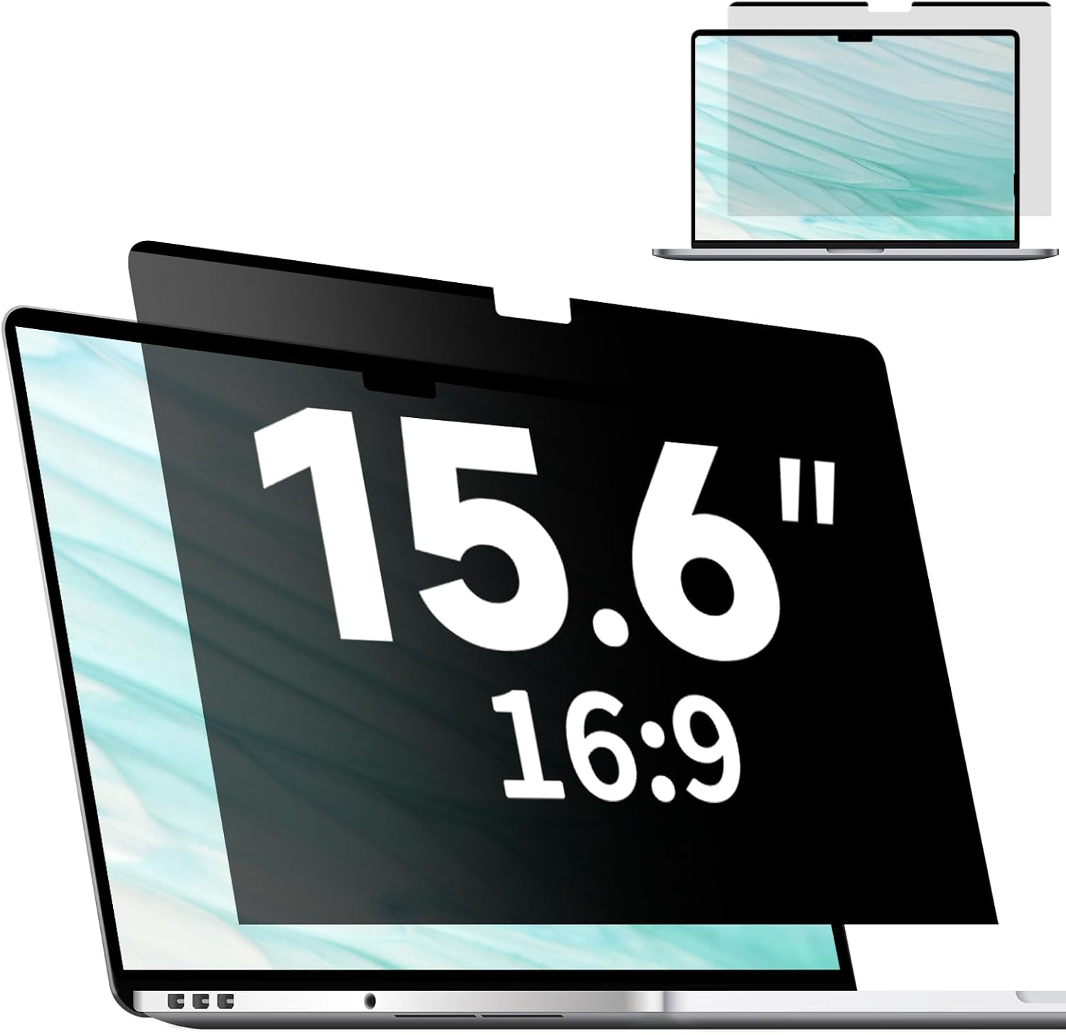 Amazon.com: Magnetic Laptop Privacy Screen 15.6 Inch 16:9, Removable ...