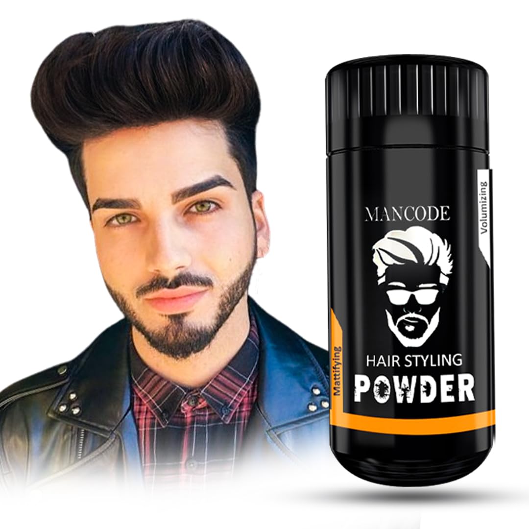 MAN CODE Hair Volumizing Powder Wax for Men, Hair Powder, Hair Wax ...