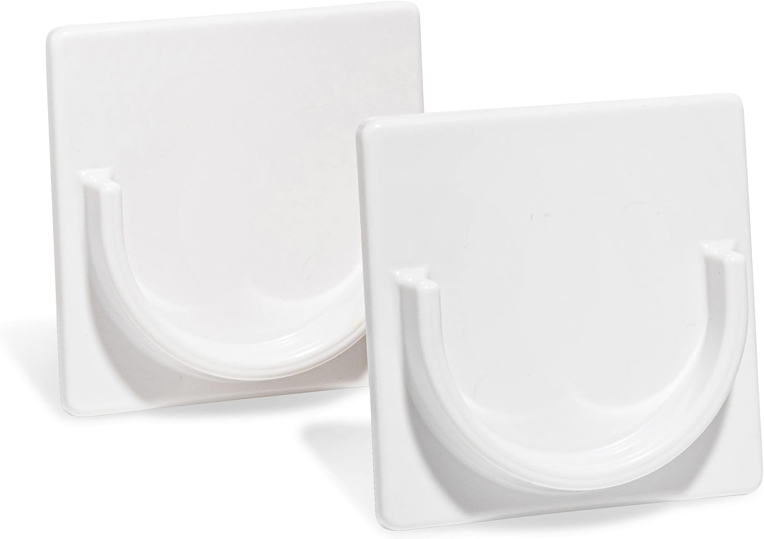 Adherion Adhesive Shower Curtain Rod Holder | Rod Retainer | No ...