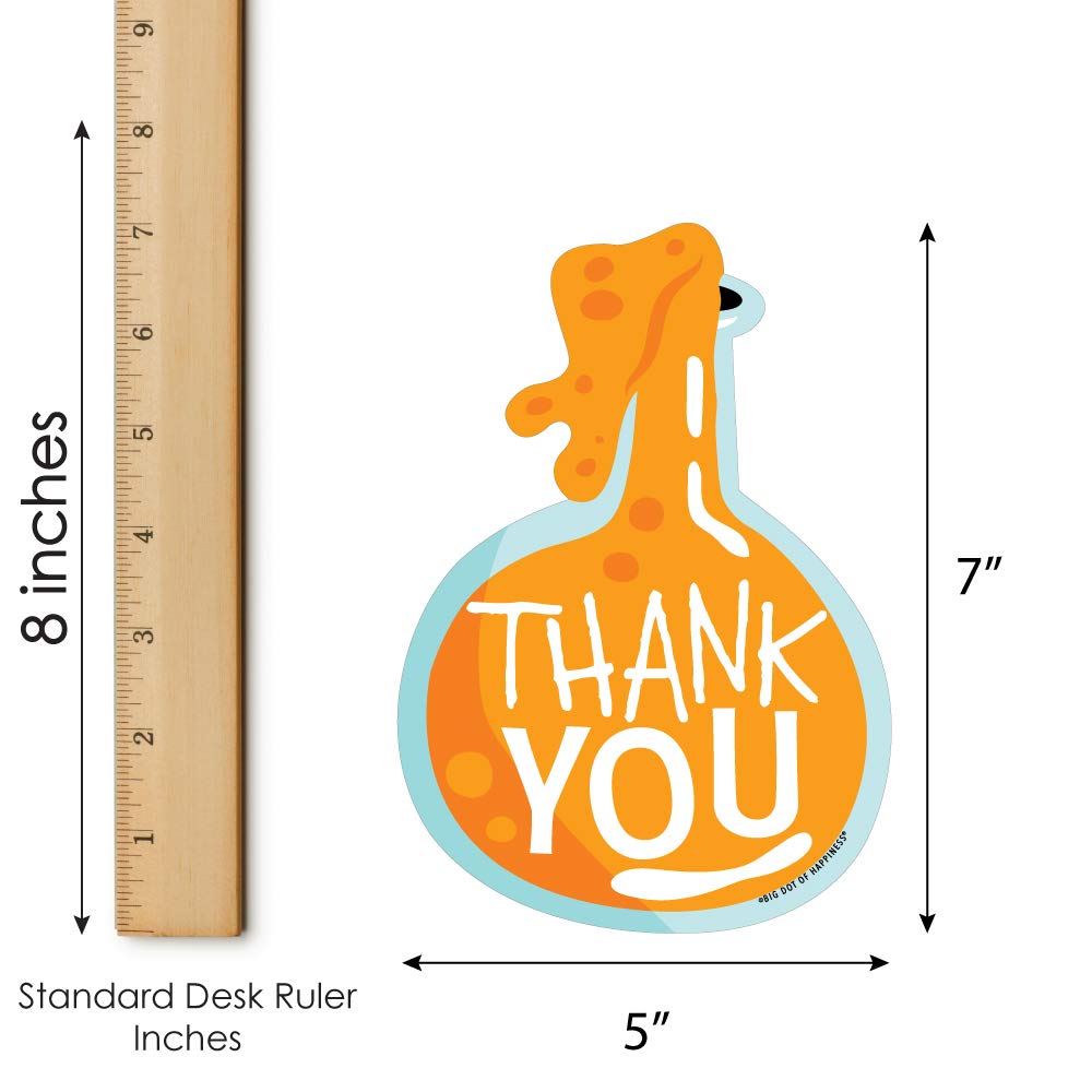 Snapklik.com : Big Dot Of Happiness Scientist Lab - Shaped Thank You ...