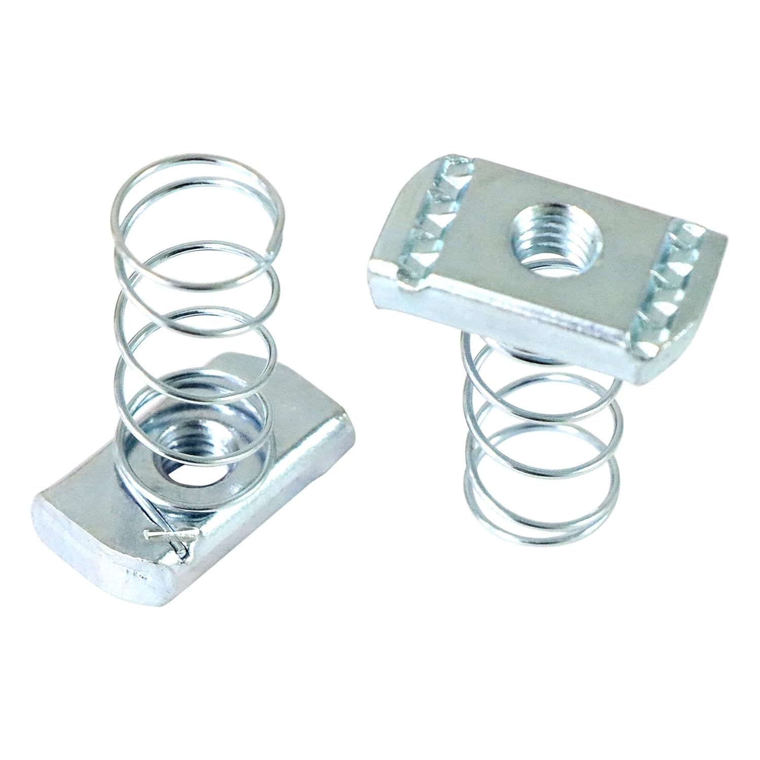 Aiwaiufu 100 Pieces Strut Channel Nuts - Standard Long Zinc Plated ...
