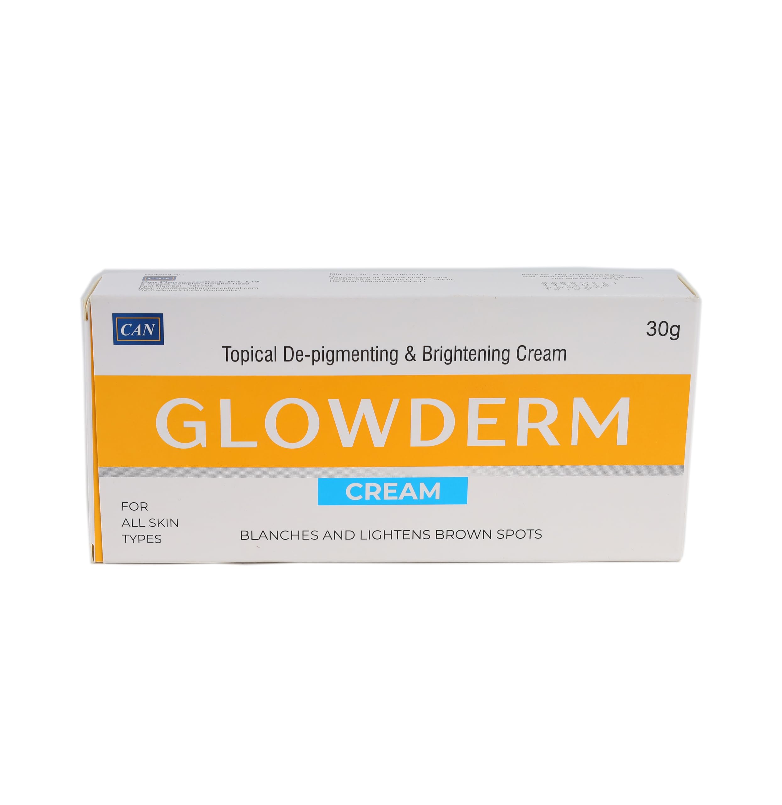 GLOWDERM Topical De-Pigmenting And Brightening Cream : Amazon.in: Beauty
