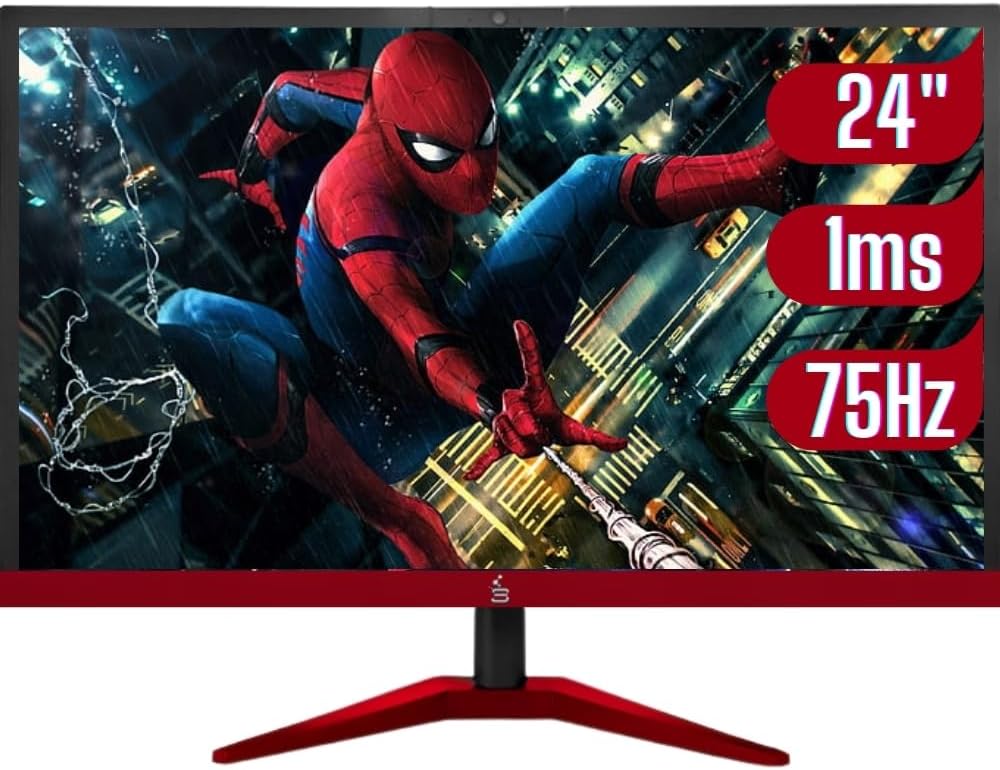 Monitor Gamer 24" 3Green M2403G-LED - Full HD - 1ms - 75Hz - Suporte ...