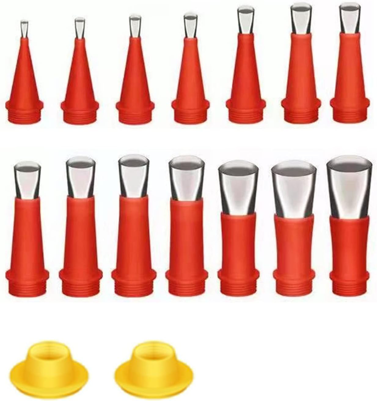 Amazon.com: Universal Integrated Rubber Nozzle Tool Kit - Stainless ...
