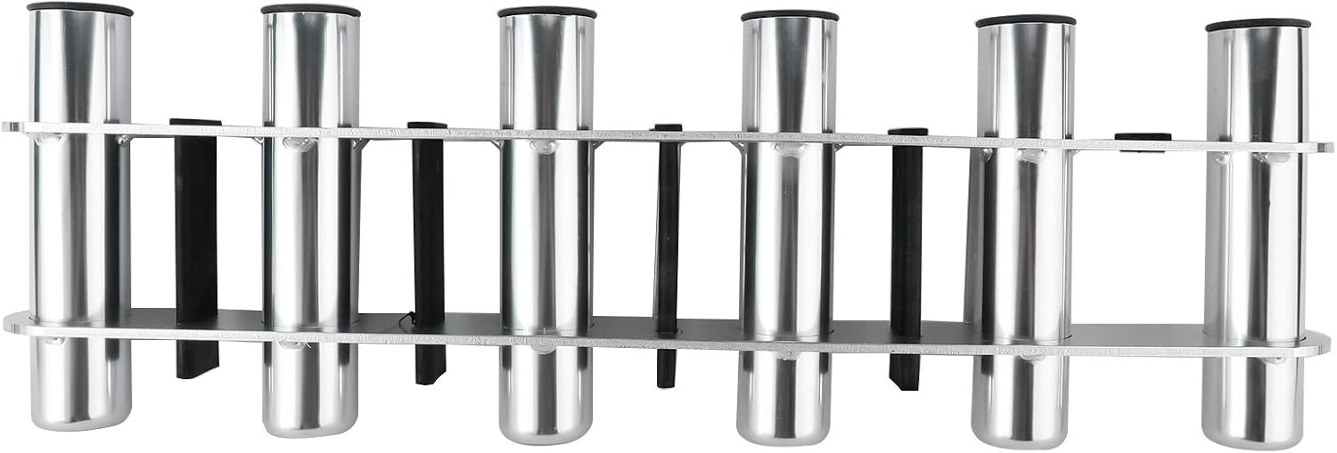 Amazon.com: Amarine Made 6 Tube Tackle Rack Fishing Rod Holder ...