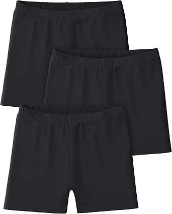 Amazon.com: Somaibo 3 Pack Girls Bike Shorts Kids Cartwheel Basic ...