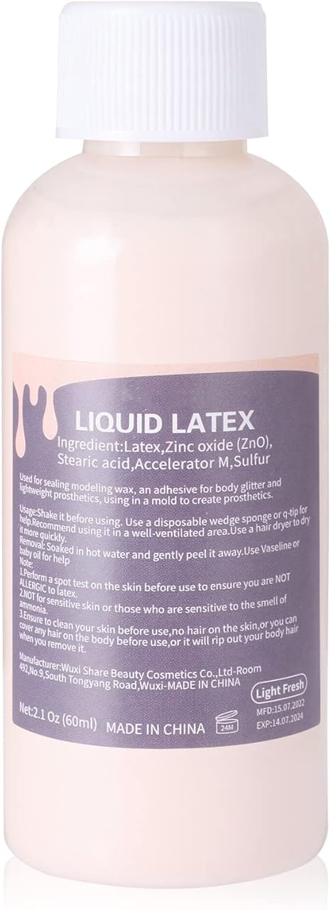 Mysense Liquid Latex SFX Makeup,Halloween Moster Zombie Special Effects Makeup For Scar Cut ...