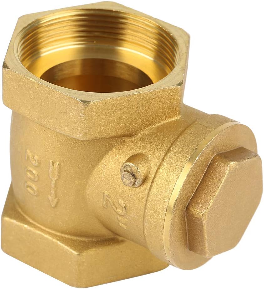 One-Way Steam Check Valve for Water Made of Brass : Amazon.co.uk ...