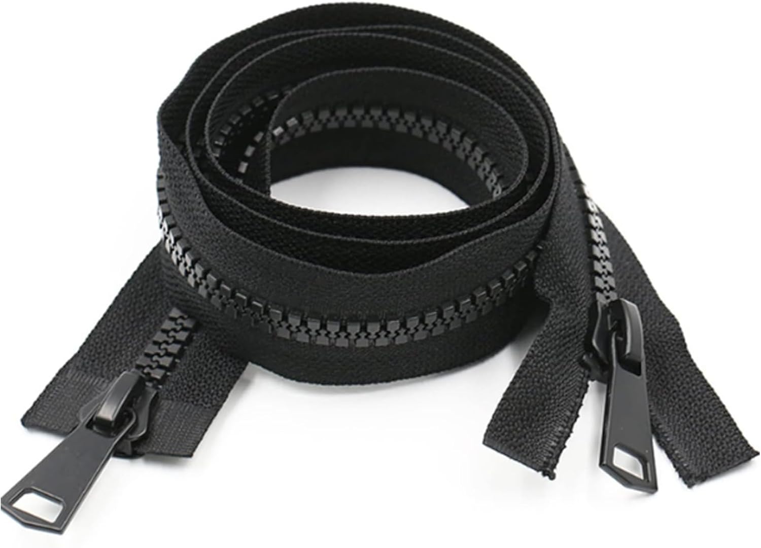 HARY 2 Pcs Heavy Duty Zipper, 65cm Waterproof Zip, Open Ended Long Zips ...