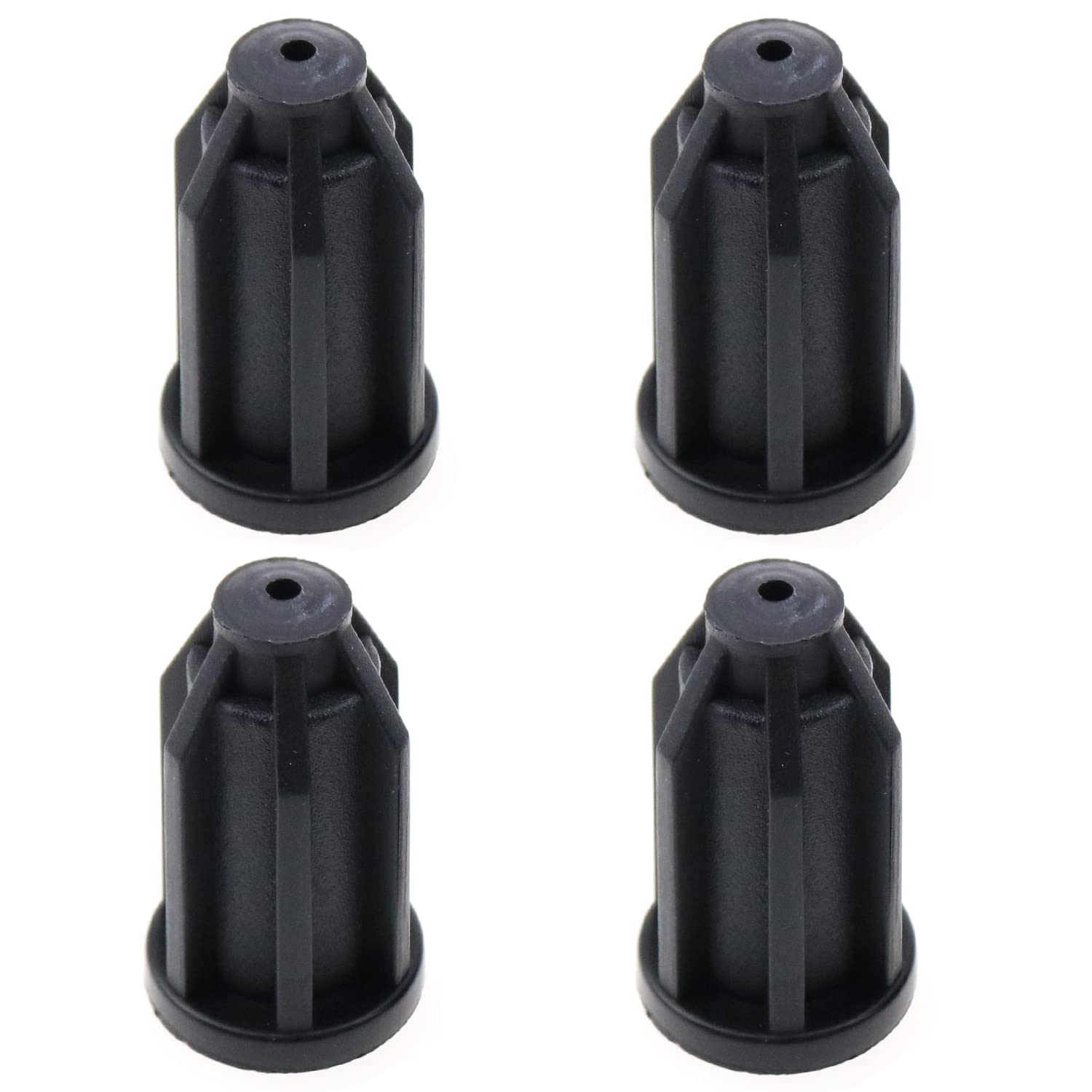Snapklik.com : Caster Socket Sleeve E-outstanding 4PCS Black Plastic ...