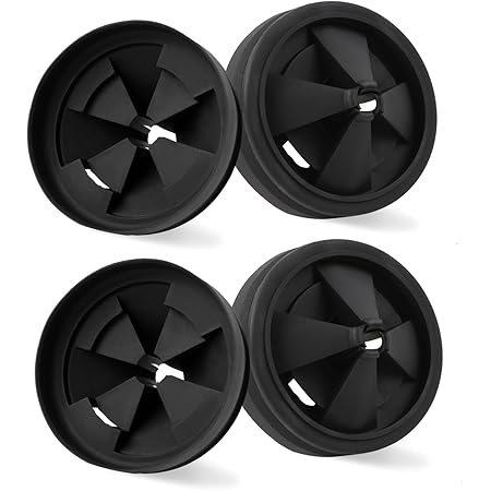 4 Pack Garbage Disposal Splash Guard, 3 3/8" QCB-AM Sink Baffle ...