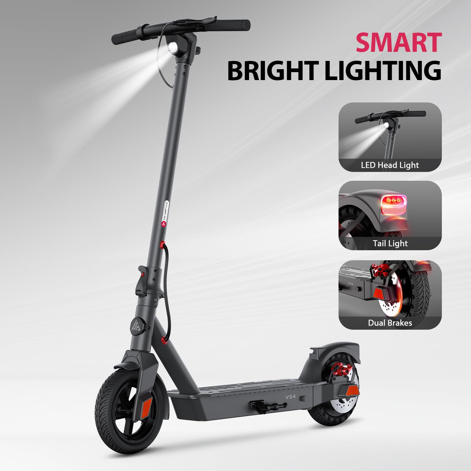 Snapklik.com : TST Electric Scooter For Adults, 18 Mph Foldable E ...