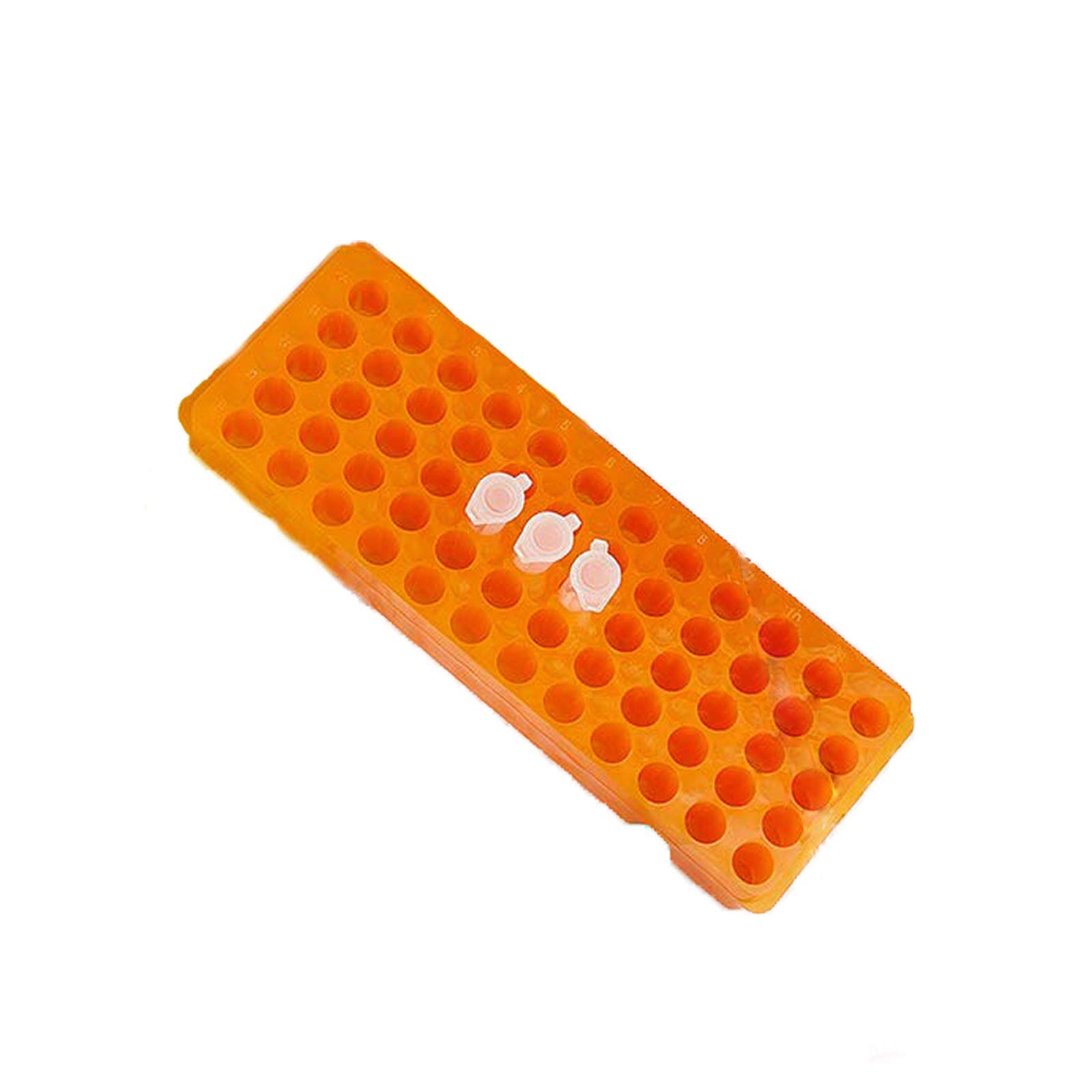 Buy Microcentrifuge Tube Rack with 60-Holes,Double Panel Polypropylene ...