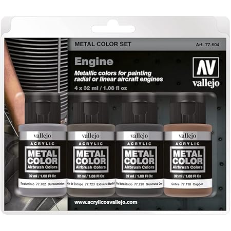Amazon.com: Vallejo Burnt Iron Metal Color 32ml Paint : Arts, Crafts ...