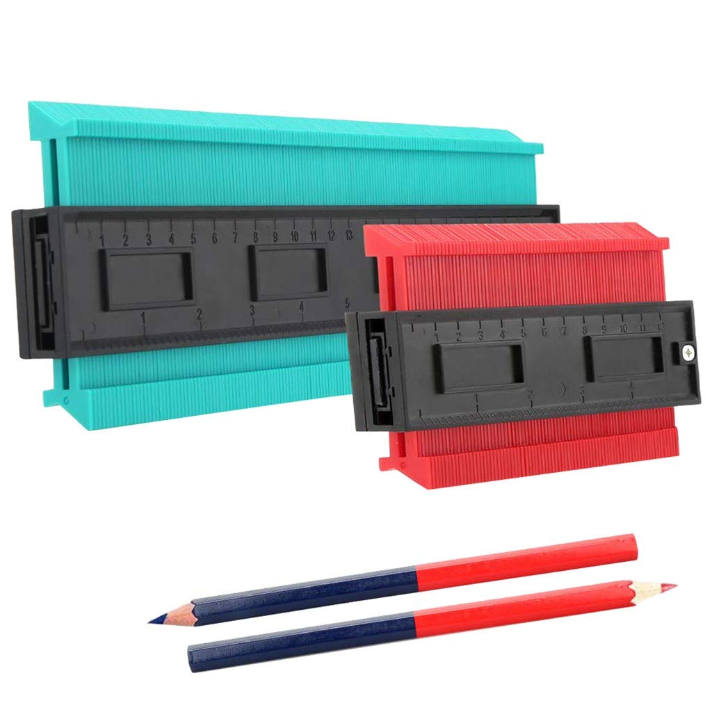 Buy DIPOLA Shape Contour Gauge Duplicator, 2 Pieces Contour Gauge 10 ...