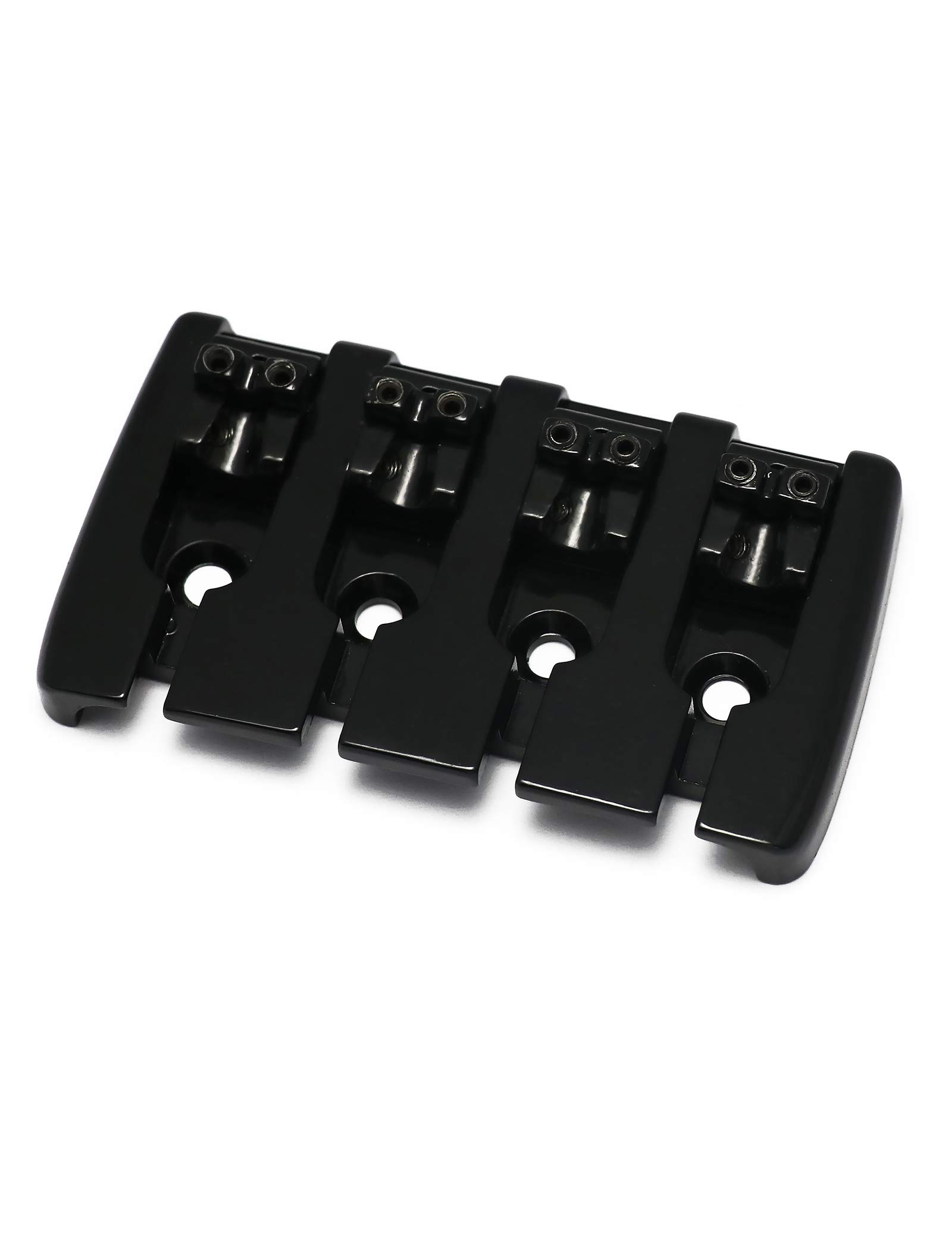 Fender Bass Bridge Rubatone Heavy-Duty 4-String Bass Bridge - Chrome A ...