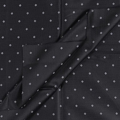 Sheel Impex Cotton Satin Blend Unstitched Formal Shirt Fabric - Black ...