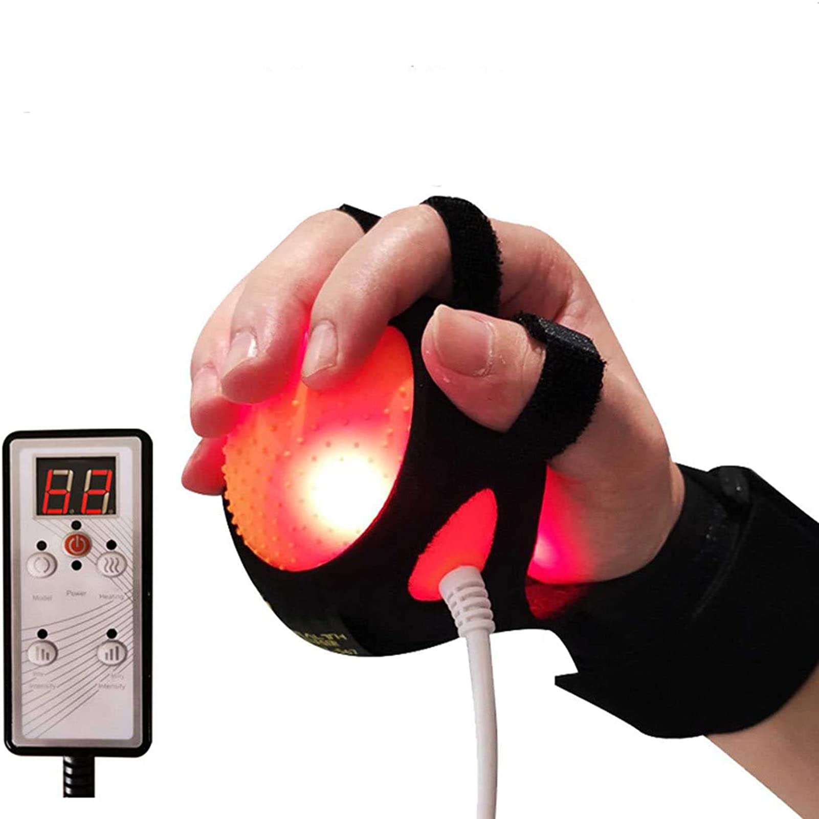 Buy Hand Rehabilitation Gloves, Heating Vibration Finger Orthoses Hand ...