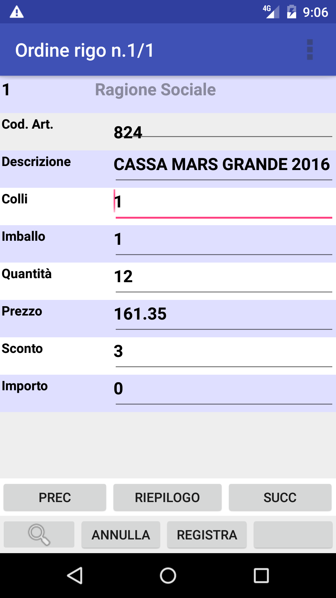 Gestione Ordini Agenti - App on Amazon Appstore