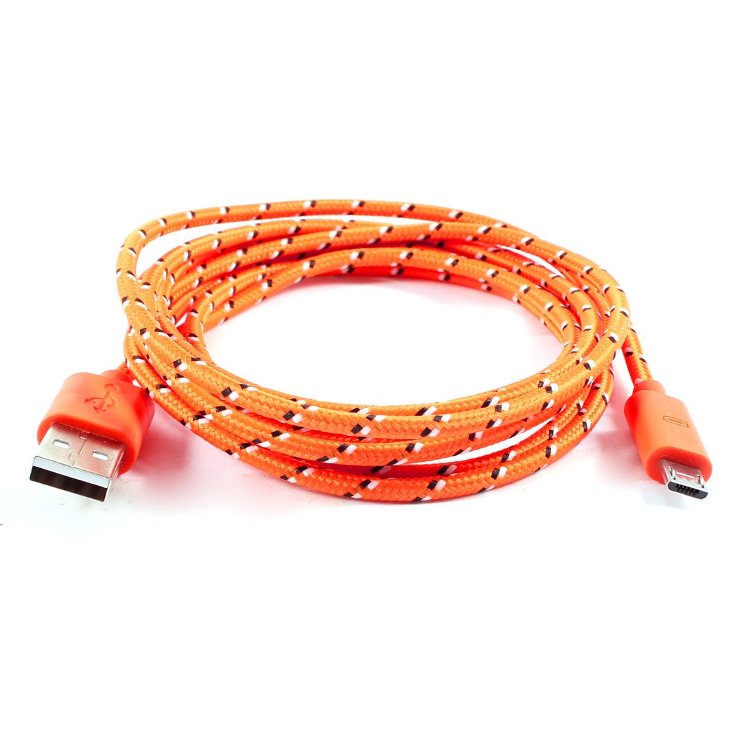 Amazon.com: Qtqgoitem 2M 7ft USB 2.0 to Micro USB Roud Data Charge ...