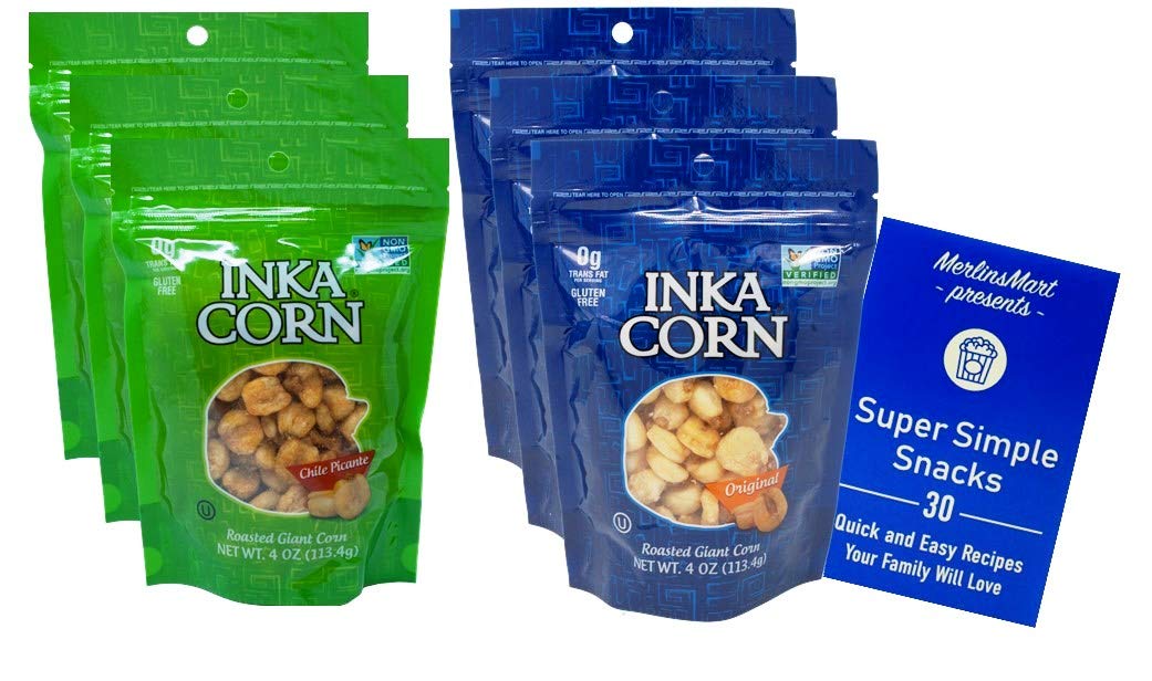 Amazon.com: Inka Roasted Giant Corn Variety Pack - Crunchy Corn Kernels ...