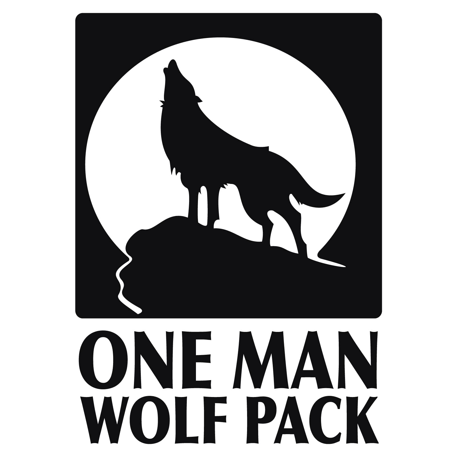 One Man Wolf Pack Logo