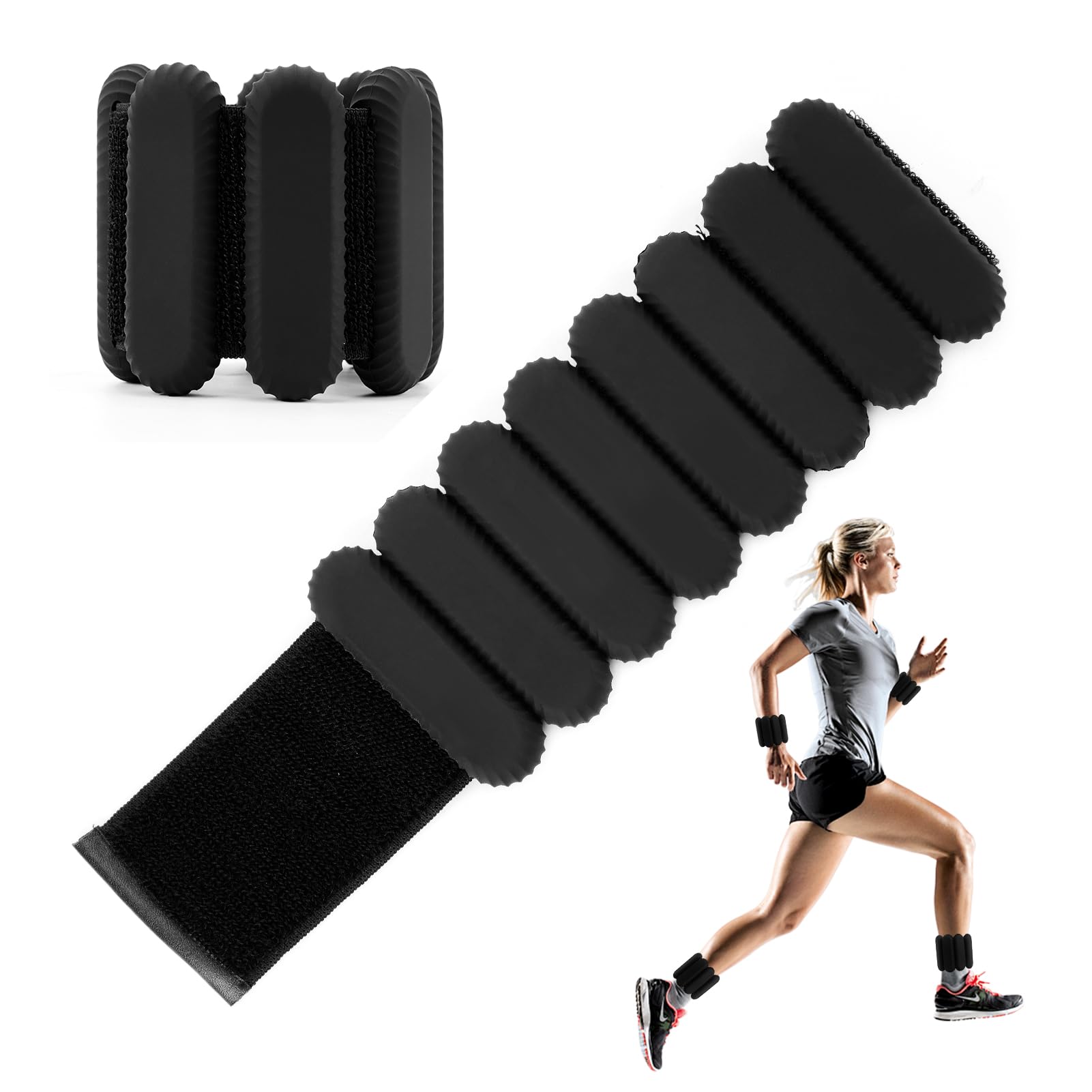 Amazon.com: Mowdug Ankle Weights for Women Men Strength Training ...